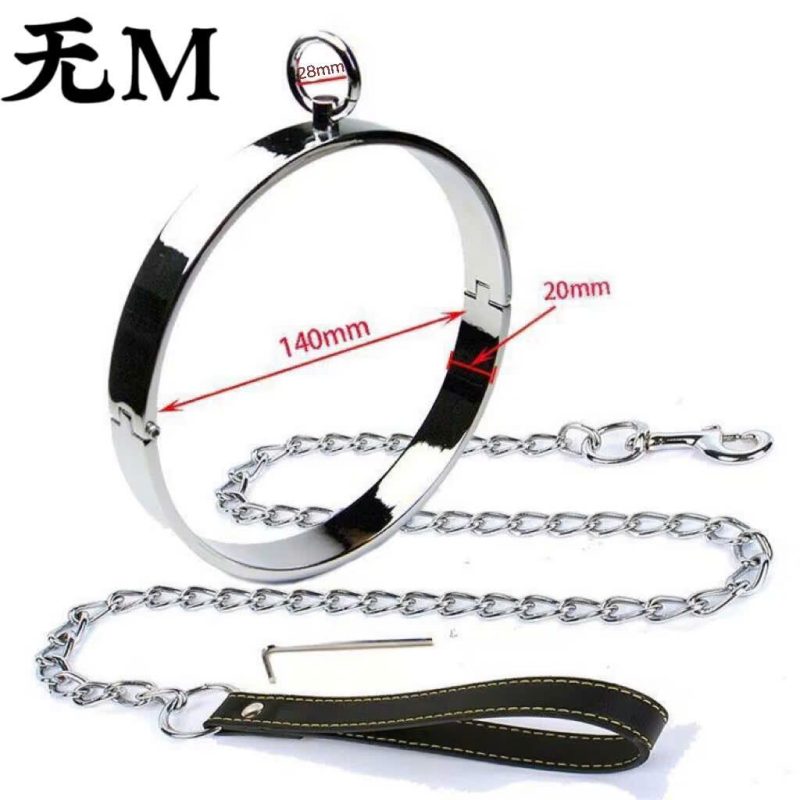 VÒng CỔ Slave Inox KÈm DÂy XÍch Bdsm Size Nam Bdsmvn Com